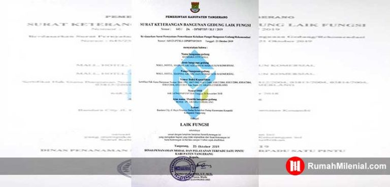 Apa Itu Sertifikat Laik Fungsi (SLF)? | Rumah Milenial